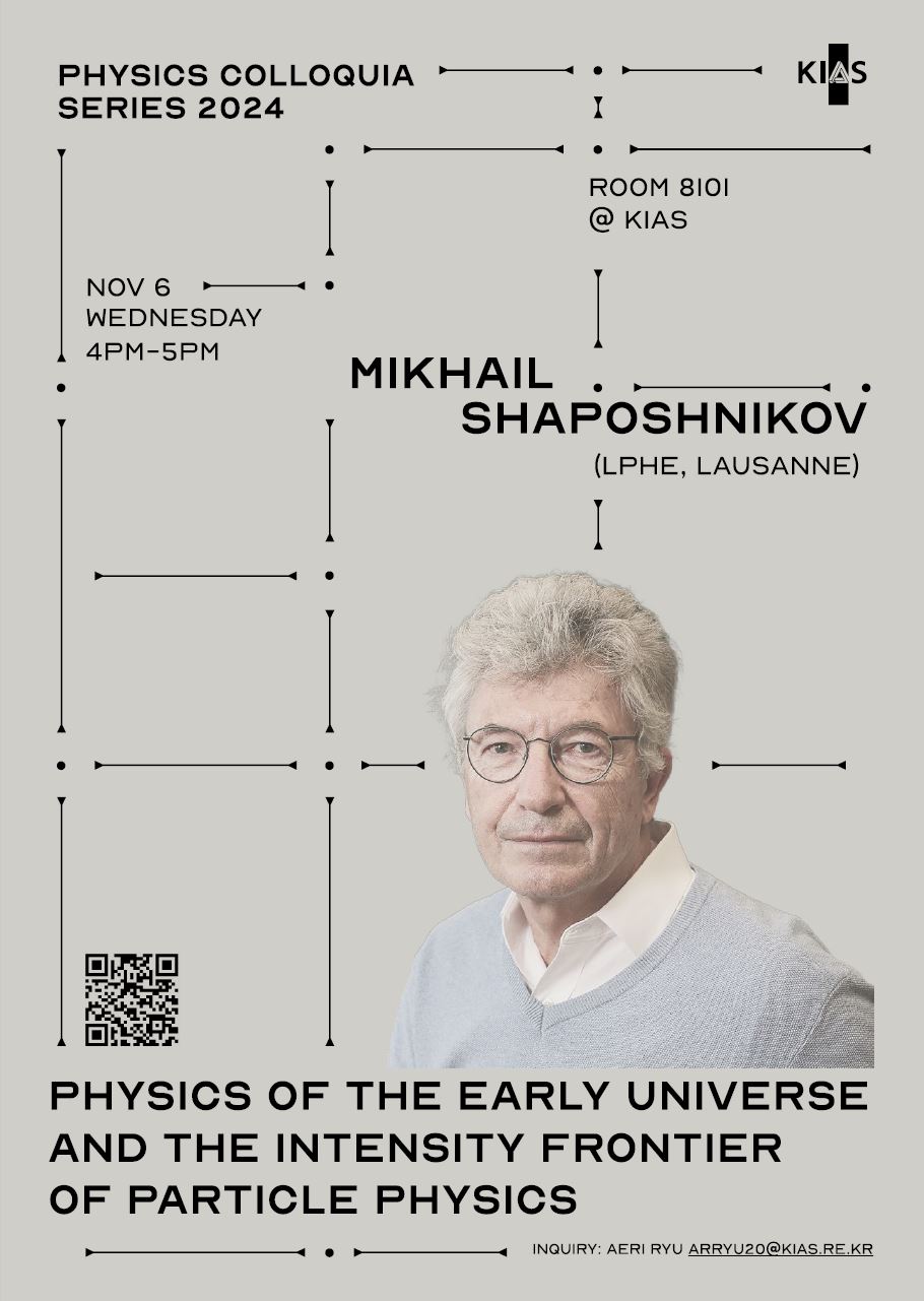 The KIAS Physics Colloquia Series 2024